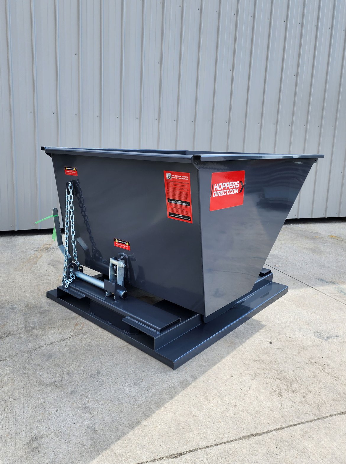 Self Dumping Hopper With Casters | Dump Hopper Accessories - Hoppers Direct
