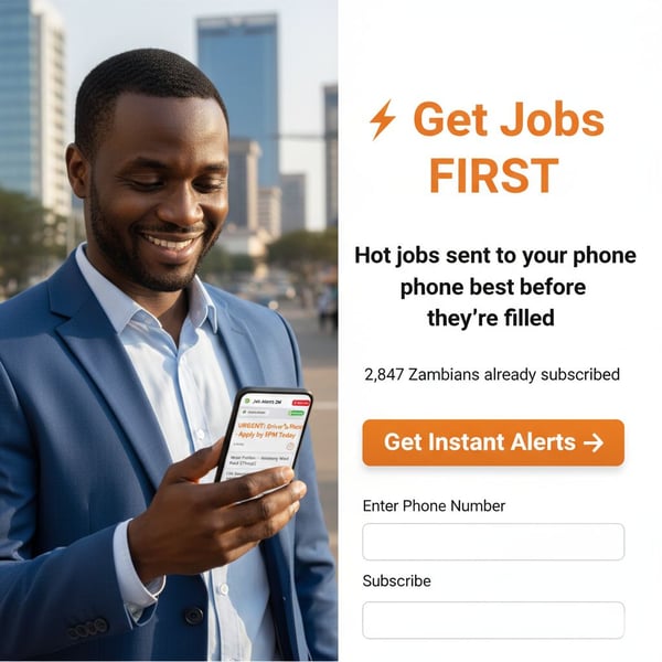 Latest Jobs in Zambia - Today, 2025